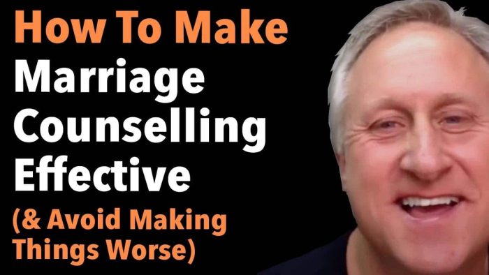How To Make Marriage Counselling Effective (& Avoid Making Things Worse ...